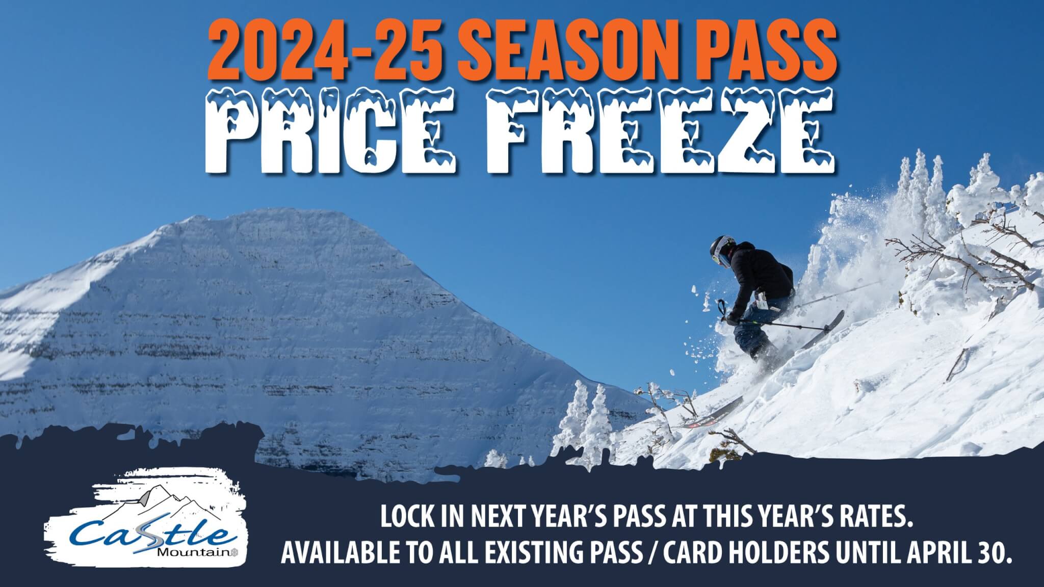 SEASON PASS RENEWAL PRICING DEADLINE | Castle Mountain Resort